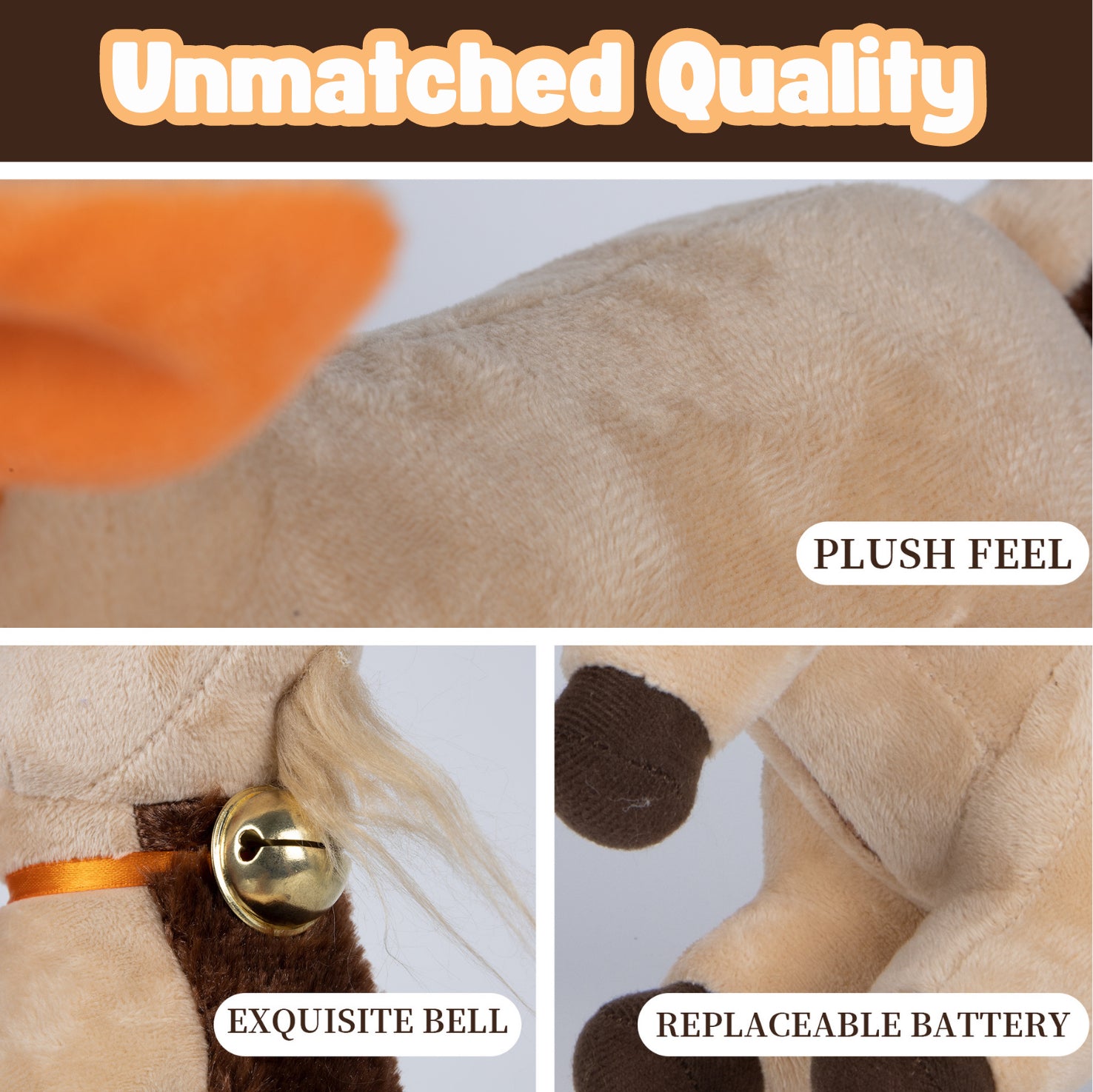 Screaming Goat Toy – 11” Plush Desk Toy Makes Hilarious Screaming Soun ...